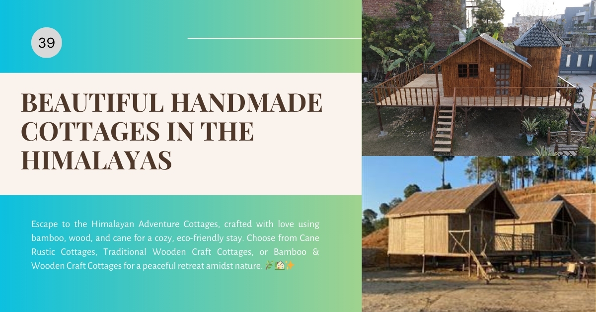 Handmade Rustic Cottages in the Himalayas | Wooden & Bamboo Designs